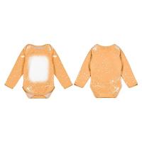 China Multicolored Tie Die Long Sleeve Sublimation Onesie Blanks for sale
