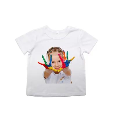 China DIY Personalized Best Blank White Sublimation T Shirt For Kids for sale