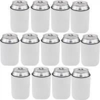 China Foldable 12 Oz Sublimation Beer Can Cooler Neoprene Sublimation Blanks Diy Custom Sublimation Can Cooler for sale