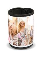 China Customized Sublimation Can Cooler Blanks With Black Edge Neoprene Sublimation Koozies for sale