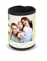 China Customized Sublimation Can Cooler Blanks With Black Edge Neoprene Sublimation Koozies for sale