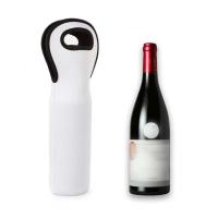 China Custom Sublimation Wine Bag Portable Insulated Neoprene Bottle Sleeve Wine Bottle Tote for sale