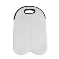 China Neoprene Sublimation Wine Bottle Bag For Two Bottles for sale