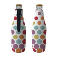 China Custom Logo Sublimation Coolers With Zipper 12oz Sublimation Can Cooler for sale