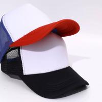 China Multicolor Sublimation Mesh Cap Personalised Sublimation Cap Blanks for sale