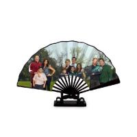 China Diy Custom Blank 8 Inch And 10 Inch Silk Sublimation Hand Fans For Heat Press for sale