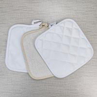 China DIY Customized Sublimation Heat Insulated Pad For Kitchen Pot Holders For Sublimation for sale