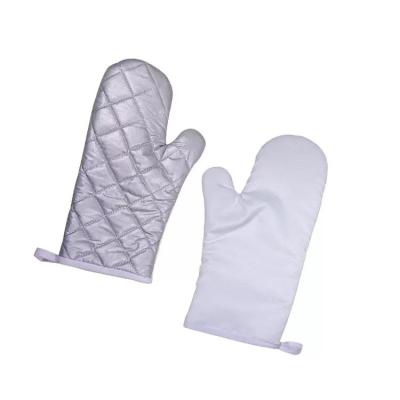 China Custom Logo Sublimation Oven Mitt For Kitchen Sublimation Gloves For Photo Printing for sale