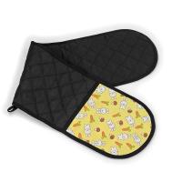 China Custom Oven Mitt Sublimation Microwave Mittens Best Heat Resistant Gloves For Sublimation Practical And Stylish for sale