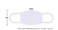 China Printable White Sublimation Mask For Sublimation Photos Printing for sale