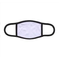 China Dustproof Sublimation Face Mask Blanks With Black Edge For Sublimation Heat Transfer Printing for sale