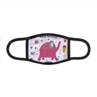 China Dustproof Sublimation Face Mask Blanks With Black Edge For Sublimation Heat Transfer Printing for sale