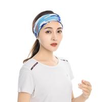 China White Sport Sublimation Headband Blanks Polyester Handkerchief For Sublimation for sale