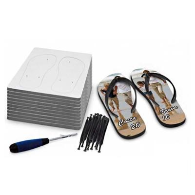 China Customized Sublimation Flip Flops Slippers Blanks For Kids And For Adult for sale
