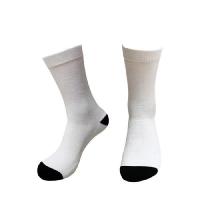 China Blank Polyester White Sublimation Socks For Customized Photos Printing for sale