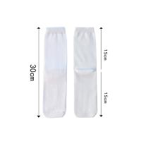 China Blank Polyester White Sublimation Socks For Customized Photos Printing for sale