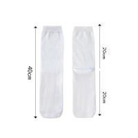 China Blank Polyester White Sublimation Socks For Customized Photos Printing for sale