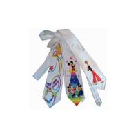China Customized Blank White Silk Sublimation Necktie For kids And Adult for sale