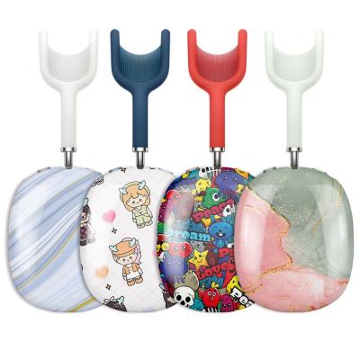 China For Airpods Max Sublimation Blank Coated PC Case Custom 3D Printing Anti-Scratch Protective Sublimation Headphone Cover for sale