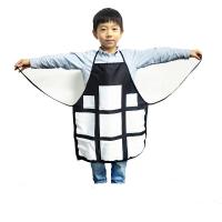 China 72*65cm Black Polyester Sublimation Apron Blanks For Kids And Adult for sale