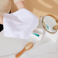 China 380G White Sublimation Waffle Towel Sublimation Textile Blanks Excellent Absorbency for sale