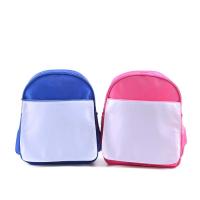 China Colored Sublimation Backpack Blanks Schoolbag For Kids With Detachable Printing Part Custom Sublimation Book Bags for sale