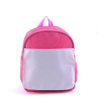 China Colored Sublimation Backpack Blanks Schoolbag For Kids With Detachable Printing Part Custom Sublimation Book Bags for sale