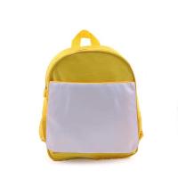 China Colored Sublimation Backpack Blanks Schoolbag For Kids With Detachable Printing Part Custom Sublimation Book Bags for sale