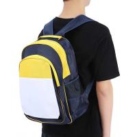 China Custom Logo Oxford Sublimation Blanks Book Storage Bag Custom Sublimated Backpacks For Kids for sale