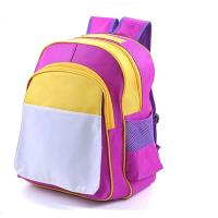 China Custom Logo Oxford Sublimation Blanks Book Storage Bag Custom Sublimated Backpacks For Kids for sale