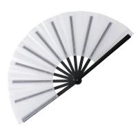 China 13'' Polyester Double Sided Sublimation Fan Blanks For Photos Printing Customization for sale