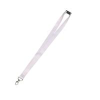China Printable Double Sided Polyester Sublimation Lanyard Blanks With Safety Buckle for sale