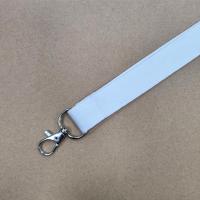 China Printable Double Sided Polyester Sublimation Lanyard Blanks With Safety Buckle for sale