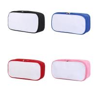 China School Stationery Sublimation Pencil Case Blank Custom Print Canvas Pen Bag Women Casual Cosmetic Bag for sale
