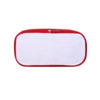 China School Stationery Sublimation Pencil Case Blank Custom Print Canvas Pen Bag Women Casual Cosmetic Bag for sale