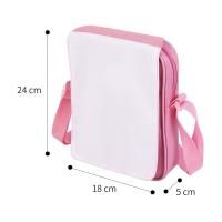 China Small Size Blank Sublimation Messenger Bag Personalised Shoulder Bag Diy Photo Printing Cross Body Bag for sale