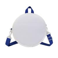China Blank Cute Custom Crossbody Bag Small Round Sublimation Coin Purse For Ladies And Students for sale