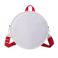 China Blank Cute Custom Crossbody Bag Small Round Sublimation Coin Purse For Ladies And Students for sale