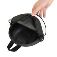 China Blank Cute Custom Crossbody Bag Small Round Sublimation Coin Purse For Ladies And Students for sale