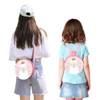 China Blank Cute Custom Crossbody Bag Small Round Sublimation Coin Purse For Ladies And Students for sale