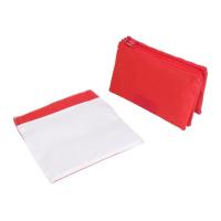 China Sublimation Blank Student Pencil Pouch Personalized Creative Three-Layer Flip Cover Zipper Stationery Bag For Storing Accessories And Cosmetics for sale