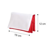 China Sublimation Blank Student Pencil Pouch Personalized Creative Three-Layer Flip Cover Zipper Stationery Bag For Storing Accessories And Cosmetics for sale