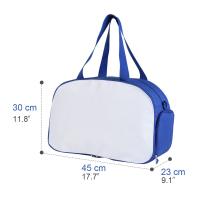 China DIY Custom Blank Sublimation Gym Bag Travelling Bag Sublimation Blank Women Shopping Cross Body Bag For Winter Autumn Summer Spring for sale