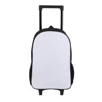 China Full Printing Sublimation Blanks Trolley Bags With Wheels Personalized Luggage Bags Custom School Bag For Teenagers Kids for sale