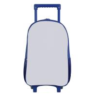 China Full Printing Sublimation Blanks Trolley Bags With Wheels Personalized Luggage Bags Custom School Bag For Teenagers Kids for sale