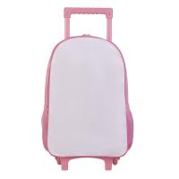 China Full Printing Sublimation Blanks Trolley Bags With Wheels Personalized Luggage Bags Custom School Bag For Teenagers Kids for sale