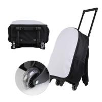 China Full Printing Sublimation Blanks Trolley Bags With Wheels Personalized Luggage Bags Custom School Bag For Teenagers Kids for sale