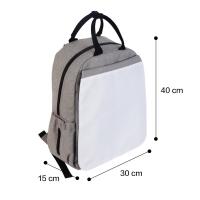 China Custom Photo Sublimation Backpack Diaper Bag Multifunction Travel Baby Changing Mummy Bag Novelty Gift for sale