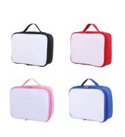 China Blank Portable Thermal Sublimation Blank Lunch Bags For Camping School Travel Sport Custom Sublimation Picnic Bag for sale