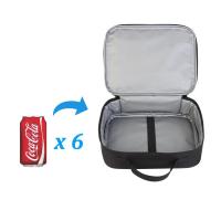 China Blank Portable Thermal Sublimation Blank Lunch Bags For Camping School Travel Sport Custom Sublimation Picnic Bag for sale